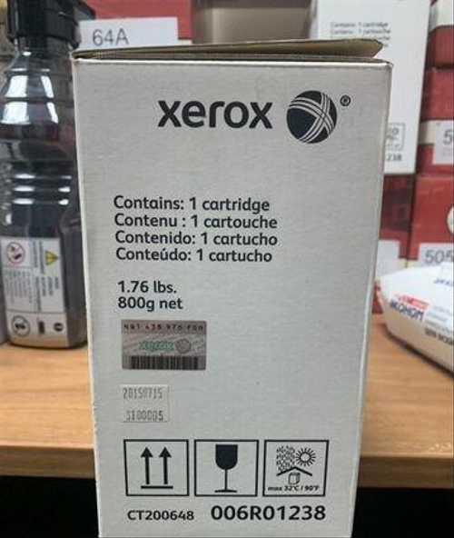 006R01238 Тонер-картридж Xerox 6204
