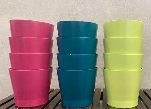 Кашпо IKEA papaja, skakig, daidai. Разные цвета