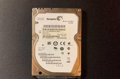 Жесткий диск HDD 2,5" 500GB Seagate Momentus