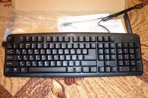 Продам новую клавиатуру Oklick 100 M Black USB