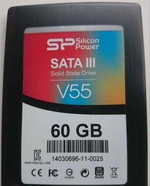 SSD 2,5" SATA Silicon Power 60 Gb, Intel 256 Gb
