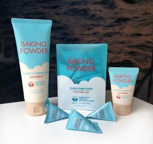 Baking powder скраб для лица, пенка