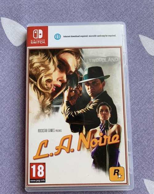 Картридж L.A.Noire Nintendo Switch