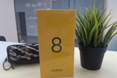 Realme 8 6/128 новый гарантия год