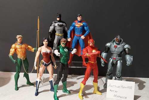 Justice league DC comics 7-pack action figures set