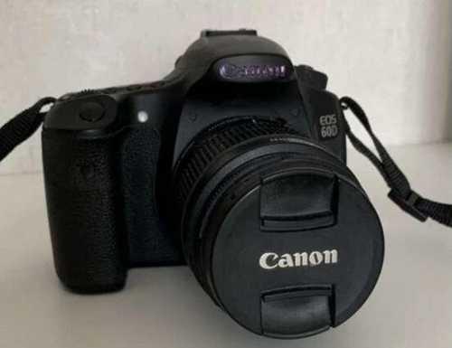 Фотоаппарат canon EDS 60D с объективом 18-55mm