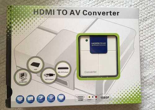 Мультимедиа конвертер hdmi ) AV GC-HD2AV Greenconn