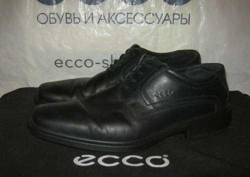 Ecco туфли кожа мужские 42 р-р