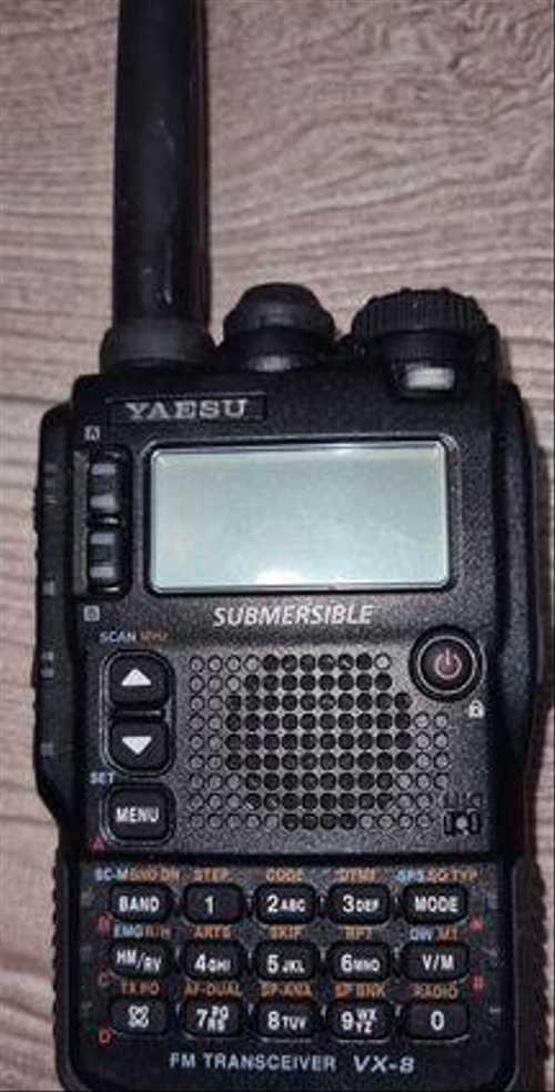 Рация Yaesu VX-8DR (IPX7, Япония)