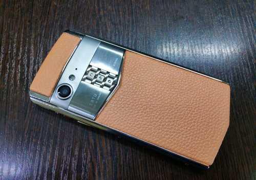 Vertu Aster P Silver Brown