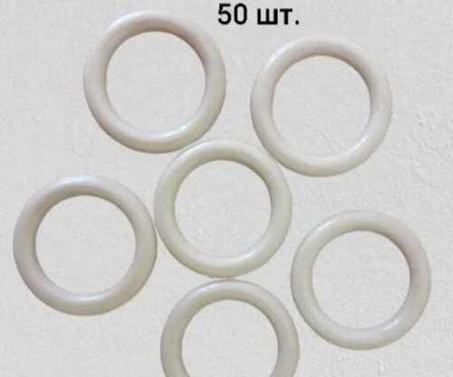 Кольца пластиковые 50 шт. для рукоделия/макраме
