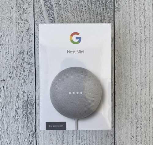 Умная Колонка Google Nest Mini 2 Серая