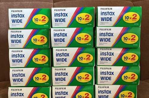 Продам картриджи instax wide 10/2