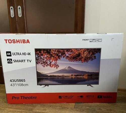 Телевизор Toshiba 43 smartTv 4K новый