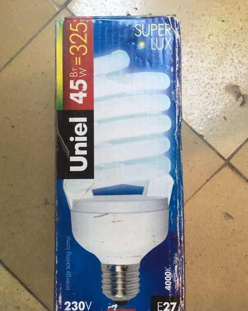 Лампа энергосберегающая uniel ESL-S41-45/4000/E27