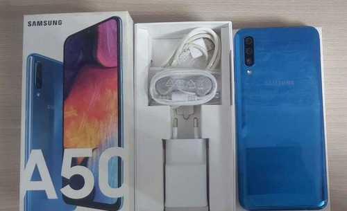Смартфон Samsung Galaxy A50 (2019) 64GB Blue