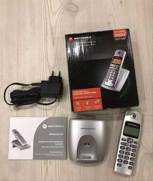 Телефон dect motorola d401