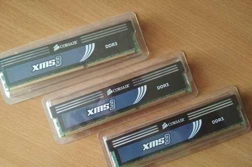 Сorsair XMS3 6GB (3x2GB) DDR3