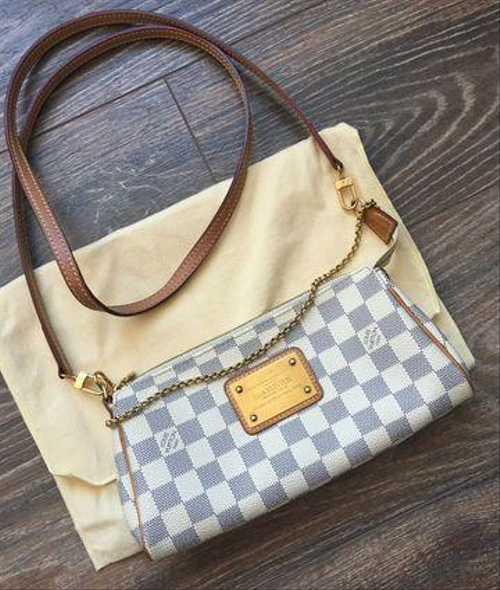 Сумка Louis Vuitton Eva Damier Azur, оригинал