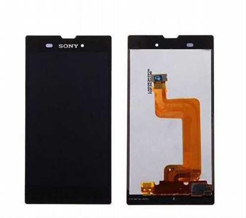 Дисплей для Sony Xperia T3 в сборе черный