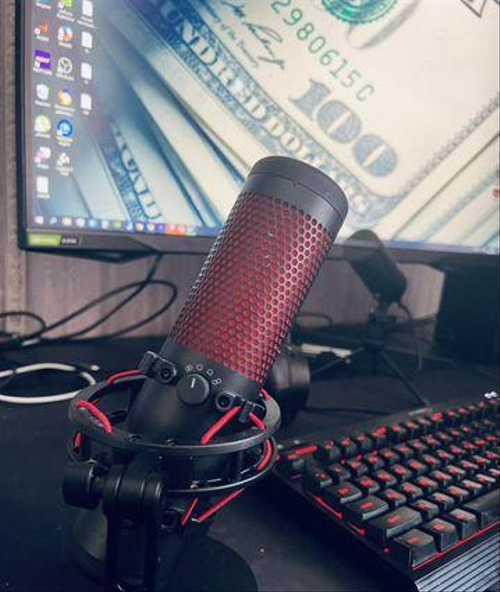 Микрофон hyperx quadcast