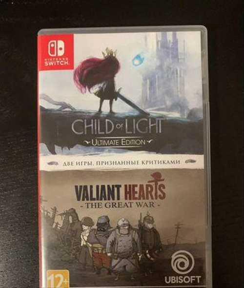 Картридж Child of Light+Valiant Hearts Switch