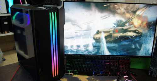 Игровой Ryzen 5 1400 GTX 1070 8gb 8 GB SSD+HDD