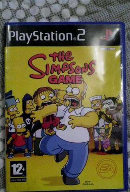 Игра The Simpsons game (Симпсоны) для PS2