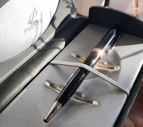 Ручка шариковая Parker Silver Plated (серебряная)