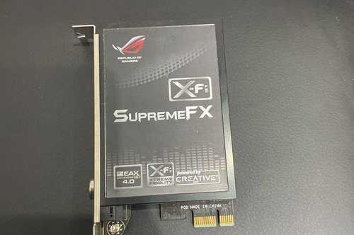 Звуковая карта supremefx x-fi