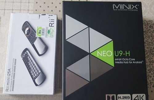 Minix NEO U9-H + Rii mini i25A