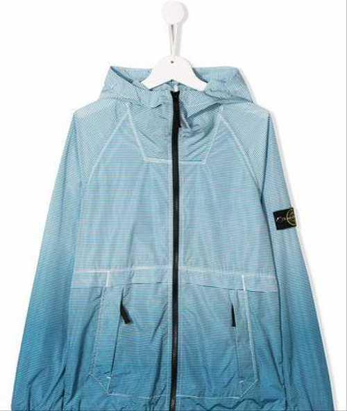 Stone Island striped hooded jacket