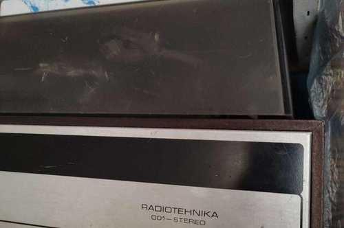Виниловый проигрыватель Radiotehnika 001-Stereo