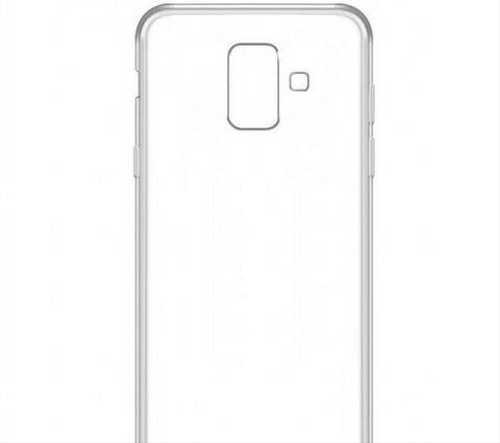 Чехол-накладка для Samsung A6 прозрачная