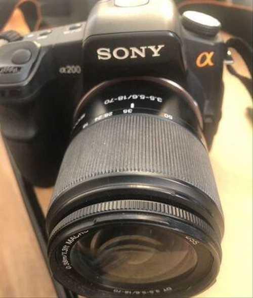 Фотоаппарат Sony Alpha dslr A200