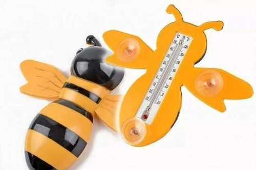 Термометр уличный на присосках Пчёлка