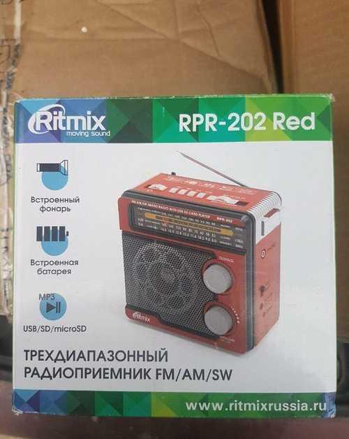 Радиоприемник ritmix rpr- 202
