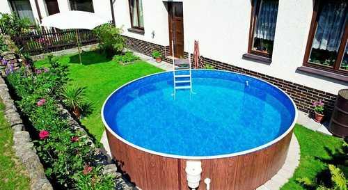 Морозоустойчивый бассейн Azuro круглый 4,6х1,1 м