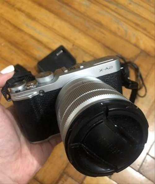 Системный фотоаппарат fujifilm x-a2 kit silver