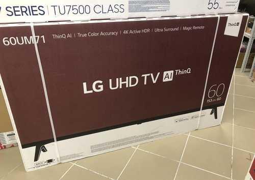 Телевизор LG 60UM7100 60" (2019) Black