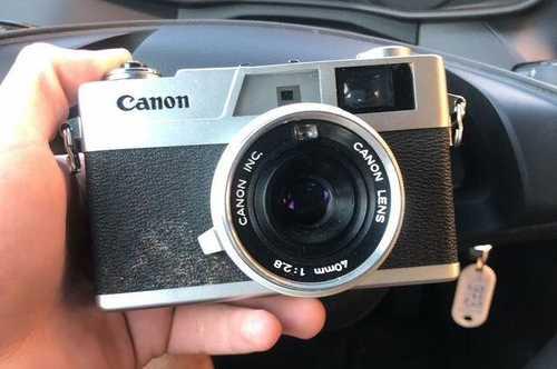 Плёночный фотоаппарат canon canonet 28