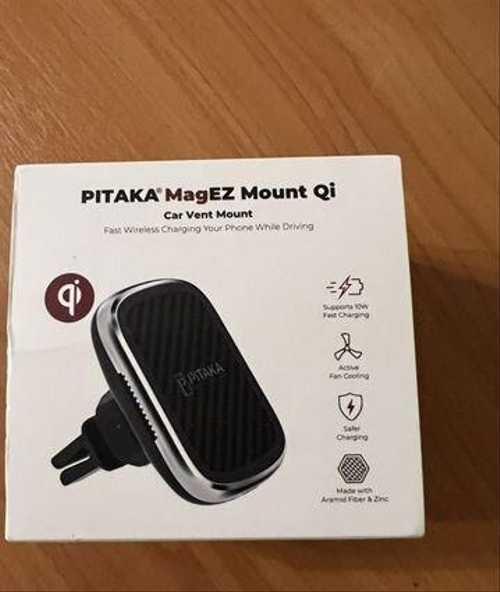 Pitaka MagEZ Mount Qi автомобильное зарядное устро