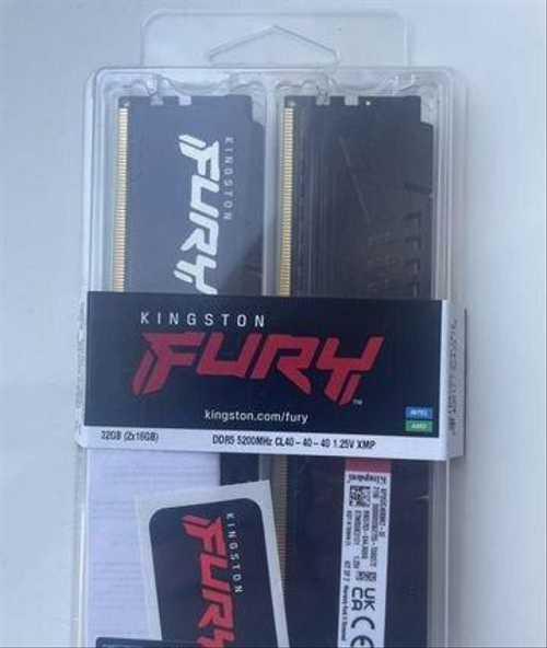 Память DDR5 32GB Kingston Fury