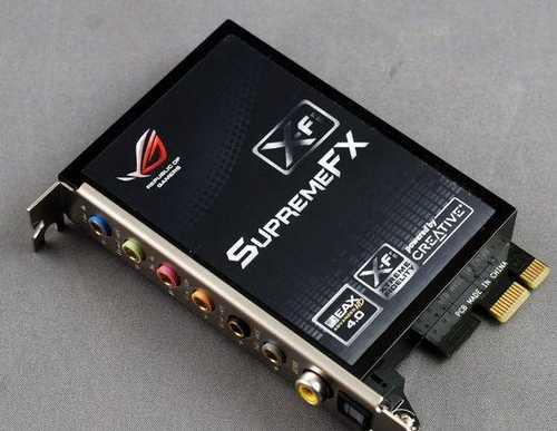 Звуковая карта asus supreme fx ii