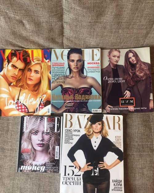 Журнал vogue elle bazaar