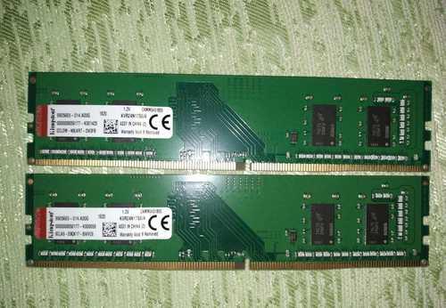 Оперативная память Kingston DDR4 2x4Gb 2400MHz