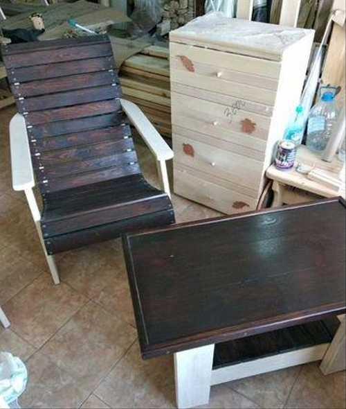 Комплект мебели "Дачный" 2 кресла+ журнальный стол