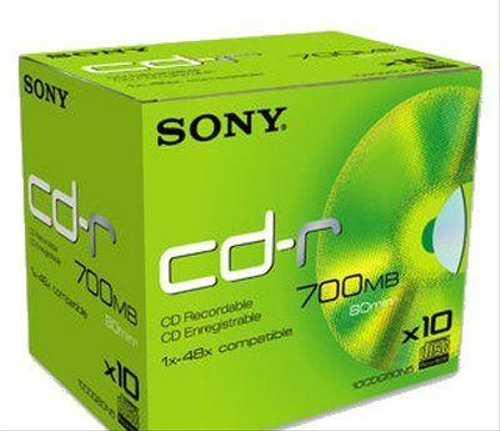 Абсолютно новые Sony CD-R, CD-RW, DVD-R, DVD-RW