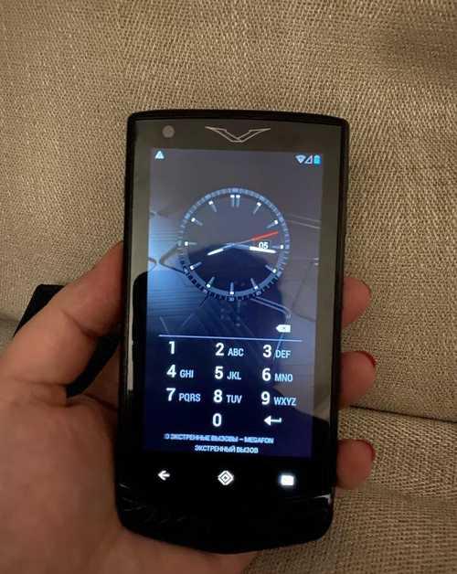 Телефон vertu Constellation V синий