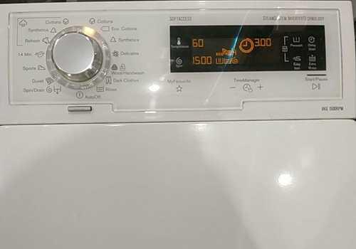 Electrolux 6 кг 1500 об. пар инвертер с вертикальн